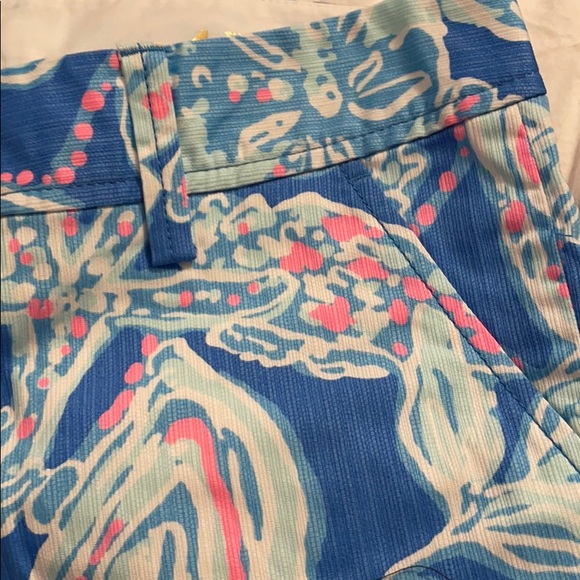 Lilly Pulitzer | Shorts | Lilly Callahan Short Bay Blue Into The Deep ...